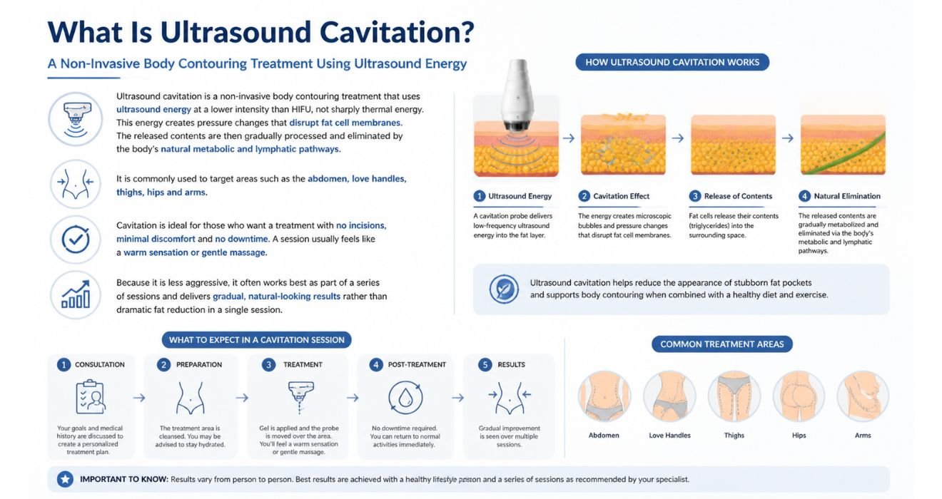 HIFU vs Ultrasound Cavitation for Body Contouring